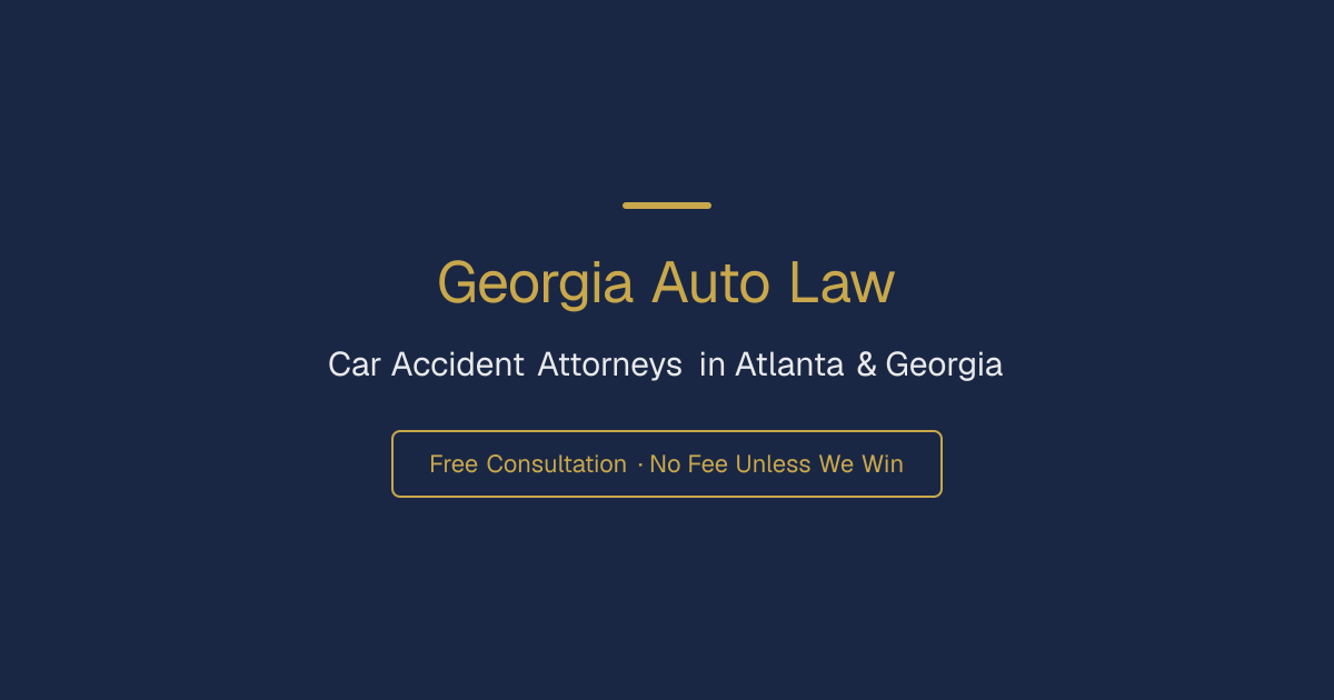 Stone Mountain Motorcycle Accident Lawyer | Georgia Auto Law